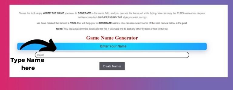 PUBG Nickname Generator Best Name Generator For PUBG