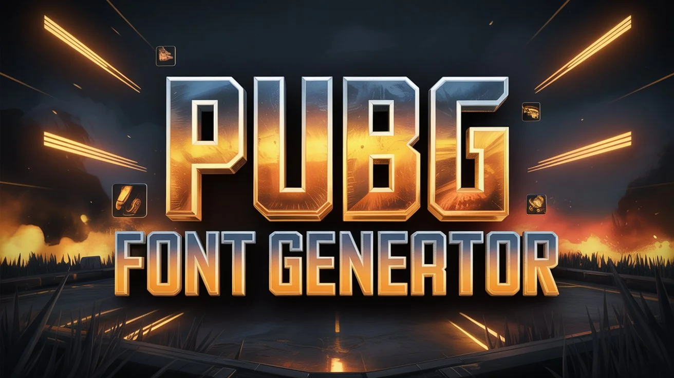 Pubg Font Generator