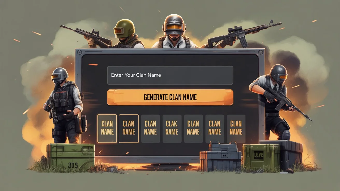 PUBG Clan Name Generator Find your Nicknames╰☆☆ ᴄᴏᴘʏ/ᴘᴀsᴛᴇ